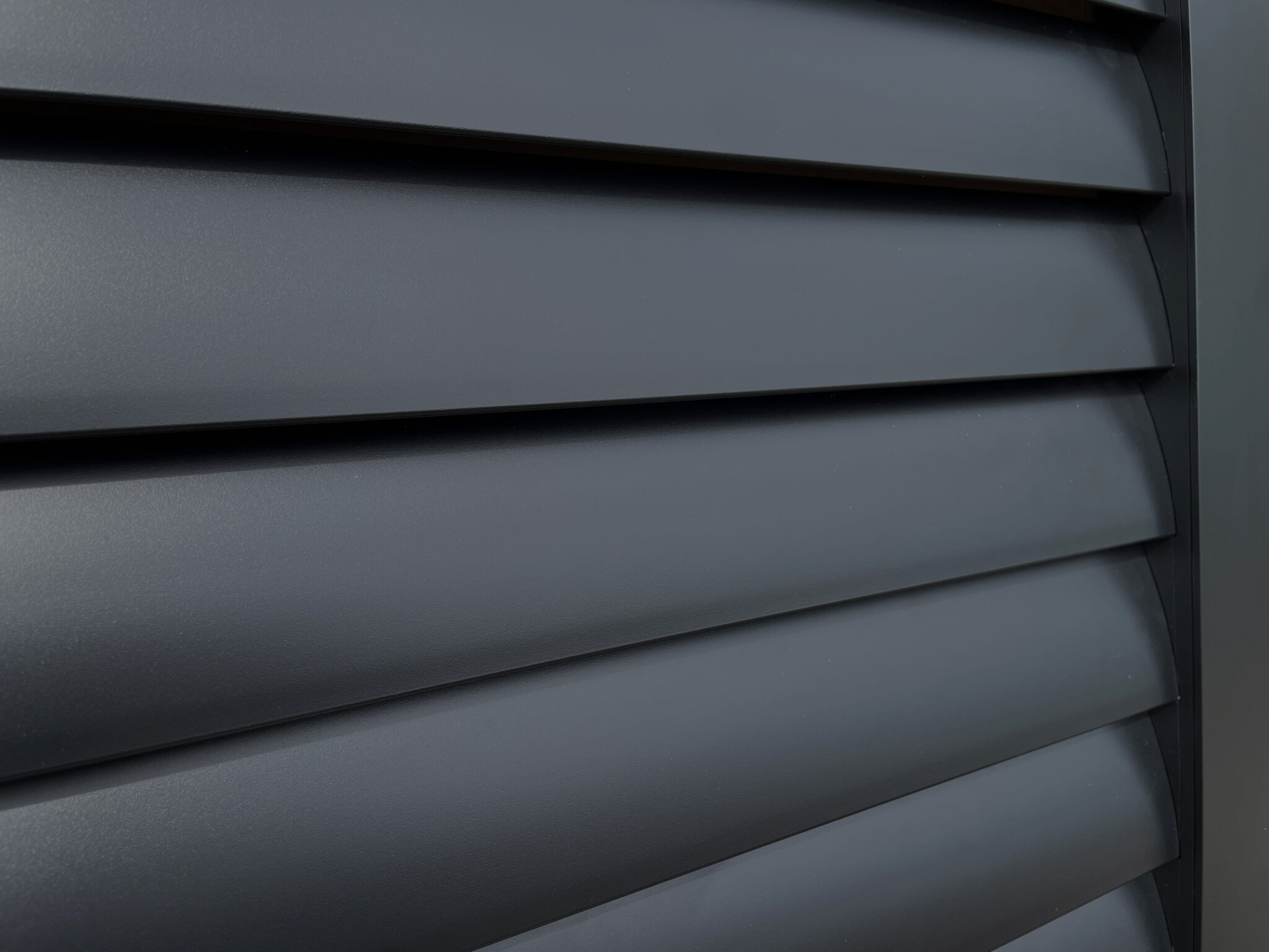 PLV Pedestrian Gate Aluminium Flat Louver Single Gate - Metallic Getagate